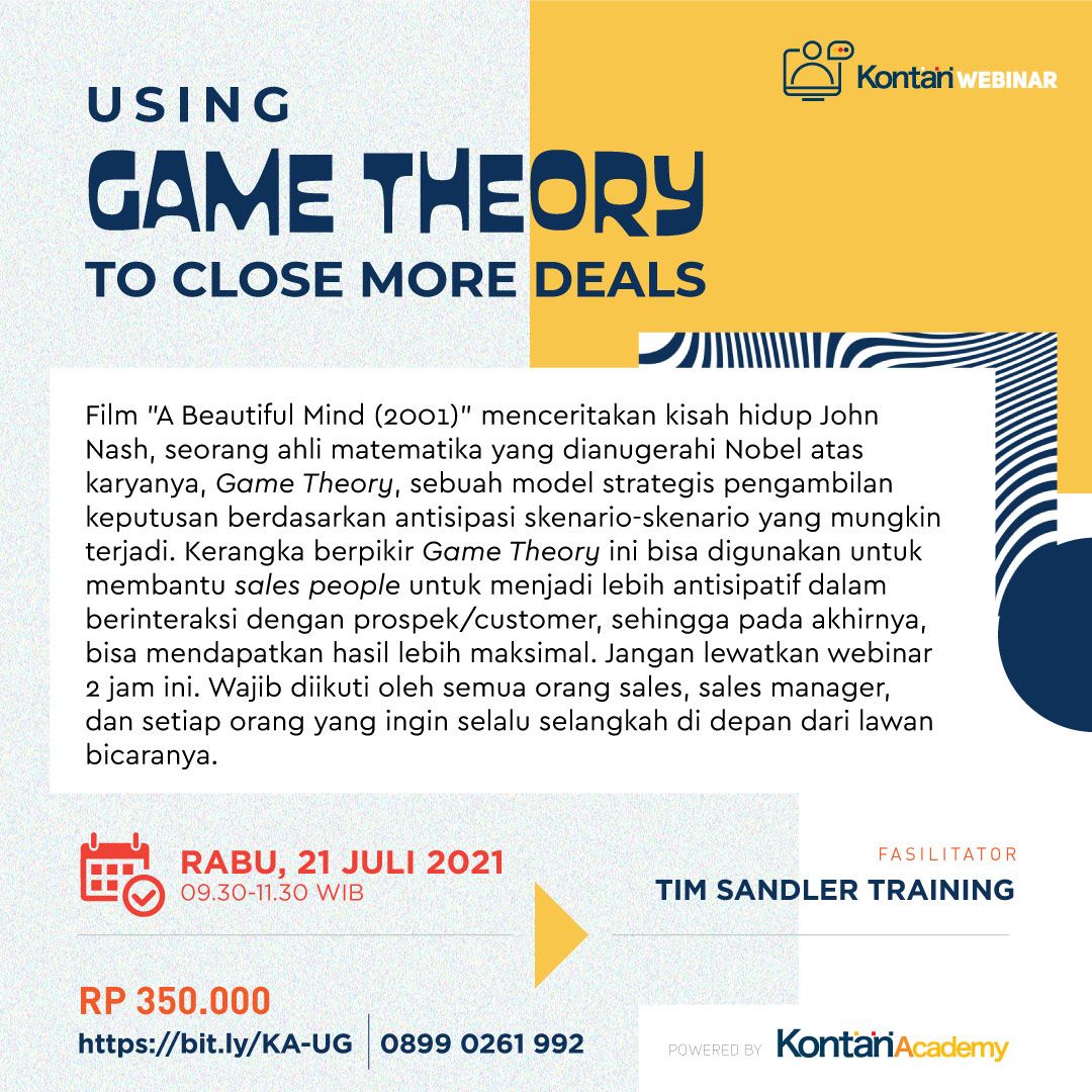 Using Game Theory To Close More Deals