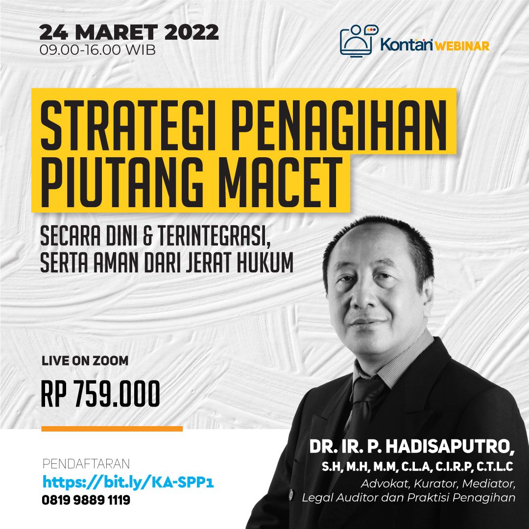 STRATEGI PENAGIHAN PIUTANG MACET Secara Dini & Terintegrasi, Serta Aman ...