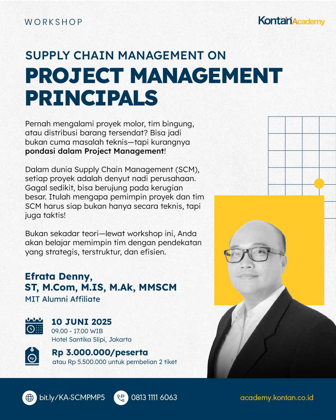 Supply Chain Management on Project Management Principles (SCMPMP)